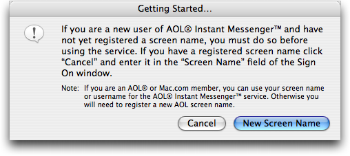 How do I get started with America Online’s AIM service?