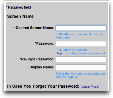 How do I get started with America Online’s AIM service?