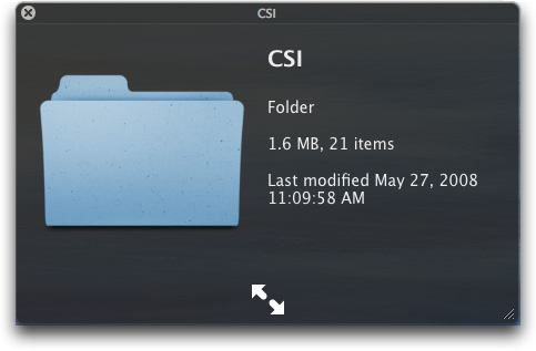 Can I have QuickLook show me the contents of folders?