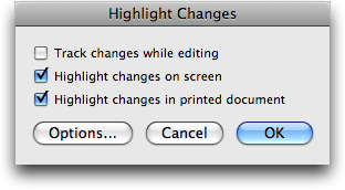 How do I enable “track changes” in Microsoft Word?