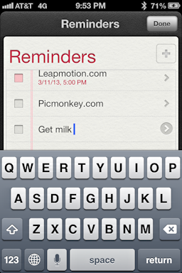 How do I create location-based iPhone reminders?