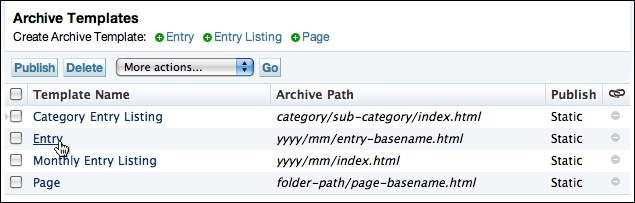 How do I customize my archive filename format in Movable Type 4?