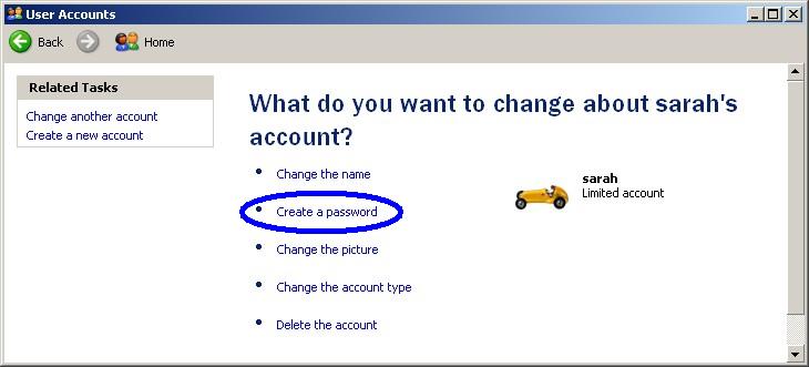 How can I password protect a Microsoft Windows PC?
