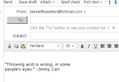 How can I set a “signature” in MSN Hotmail?