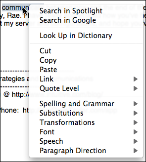 How do I work with the Mac built-in spelling system? - Ask Dave Taylor