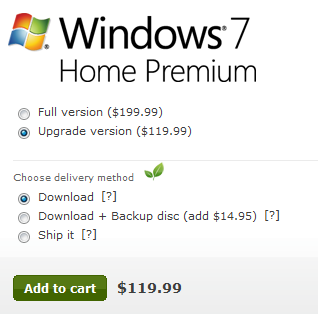 How do I legally download Microsoft Windows 7?