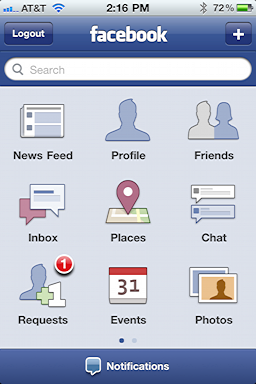 How do I post iPhone photos to my mobile facebook?