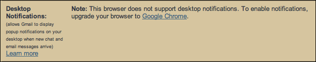 How can I get and enable Google Gmail Desktop Notifications?