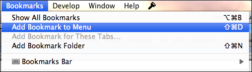 How do I get “top Sites” bookmarks to stick around in Safari?