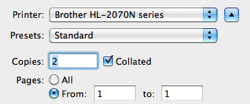 How can I print to nearby printer from my Mac?