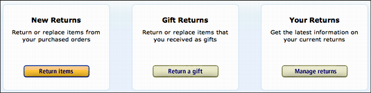How do I return a product to Amazon.com?