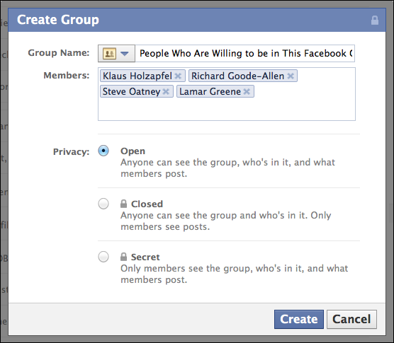 How do I create a Facebook Group in the new UI?