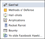 Change Facebook for Talk Like a Pirate Day, Arrrrr!