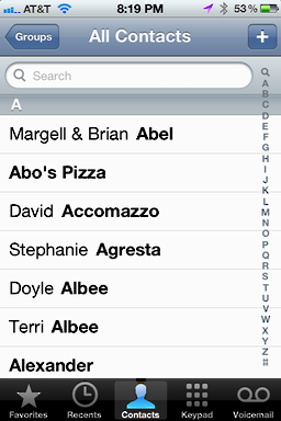 Add a Contact to my iPhone Address Book?