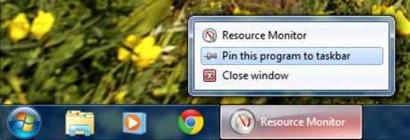 How do I pin a program to the Taskbar in Windows 7?