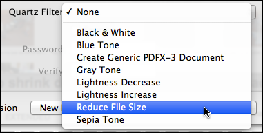 How to shrink down huge PDF files on the Mac?