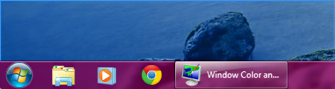Can I change the color of my Taskbar in Windows 7?