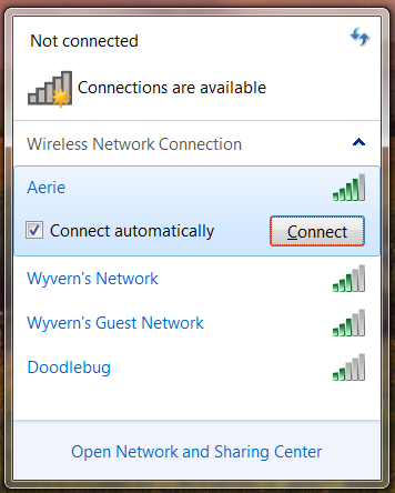 How do I join a secure wifi / wireless network on my Win7 laptop PC?
