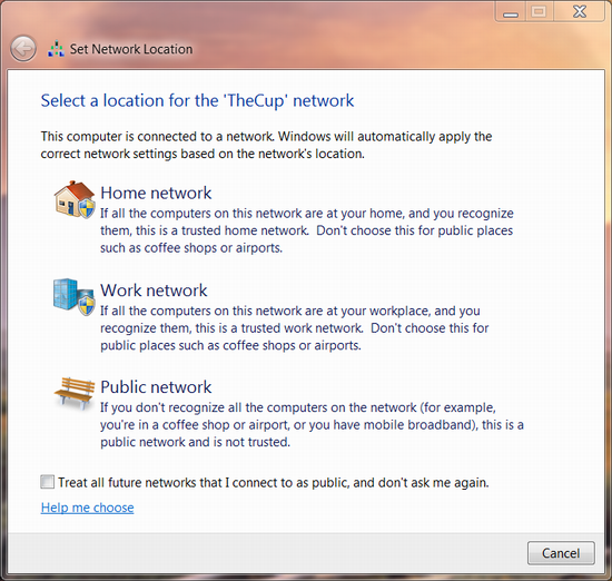 How do I join a secure wifi / wireless network on my Win7 laptop PC?
