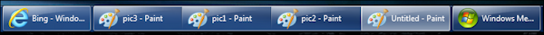 Combine Taskbar buttons in Windows 7?