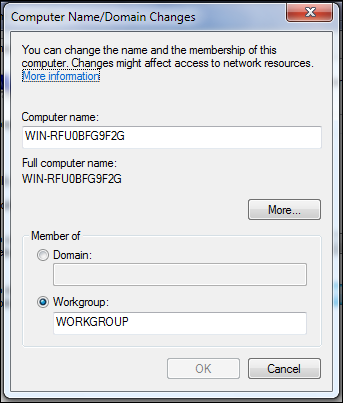 How can I change my Windows PC computer name?