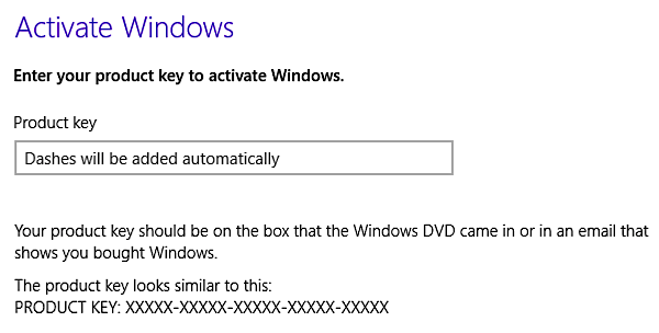 How do I activate Windows 8?