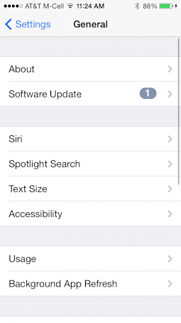 Easiest way to apply iOS updates in iOS 7?