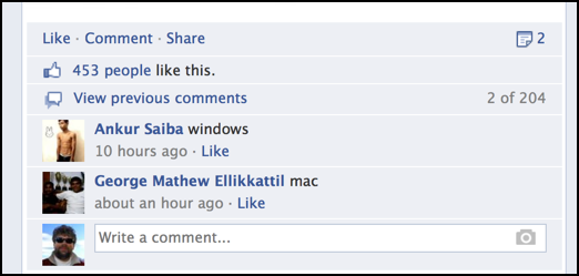 Enable threaded comment reply on Facebook fan pages?