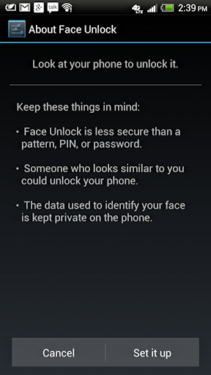 How do I set a security code on my Android phone?