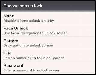 How do I set a security code on my Android phone?