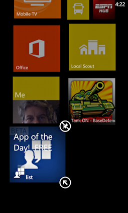 Pin New App to Start Screen in Windows Phone?