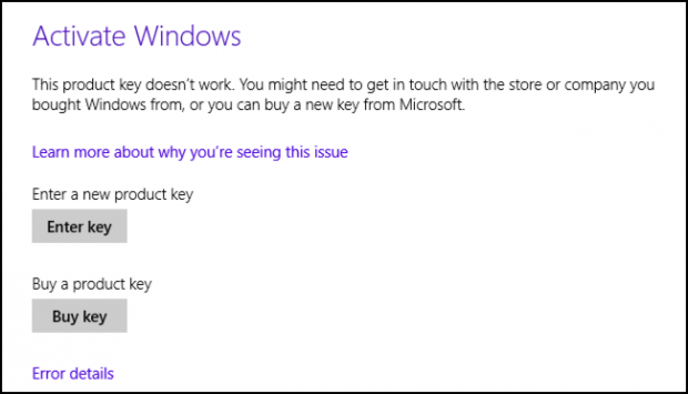 How do I Activate my Windows 8 PC Settings?