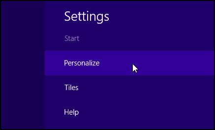 How do I Activate my Windows 8 PC Settings?