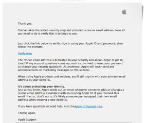 Beware of Apple ID Confirmation Phishing Email Attacks!