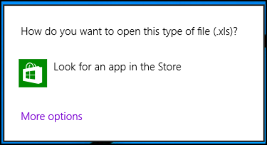 How do I open an old XLR file in Windows 8?