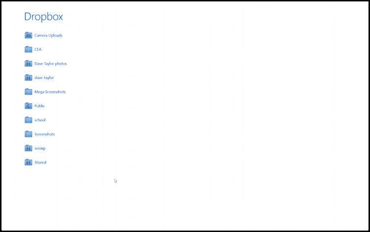 Get started with Dropbox on Windows 8?