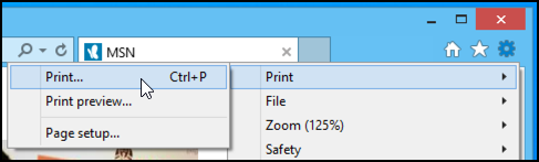 How do I print to an HP Printer in Windows 8?