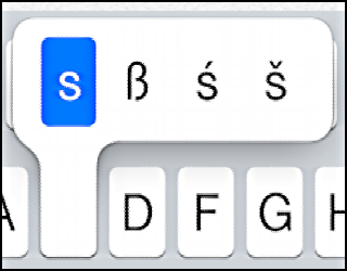 How can I get special characters on my iPhone?