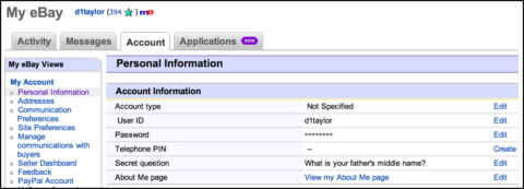 How to Change your eBay Password?