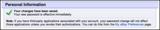 How to Change your eBay Password?