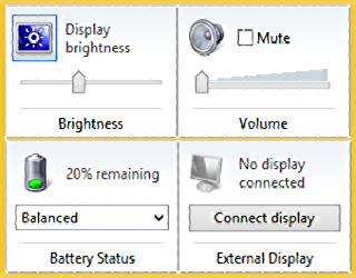 Fast way to access Win8 / Windows 8 Mobility Settings?