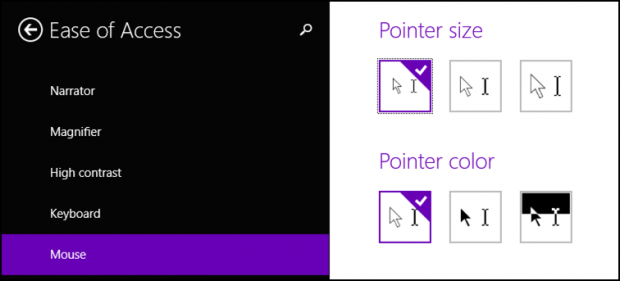 How to Enlarge Your Cursor in Windows 8?
