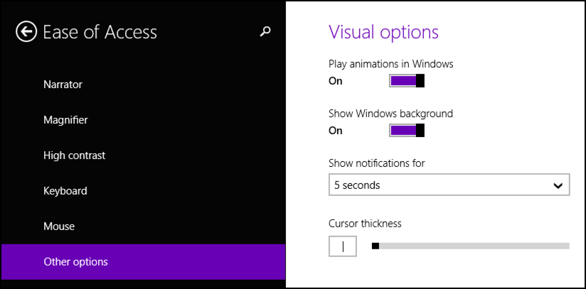 How to Enlarge Your Cursor in Windows 8?