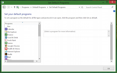 How do I set the default Web browser in Windows 8?