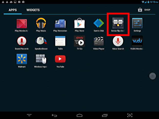 How do I set location in the Android Weather widget?