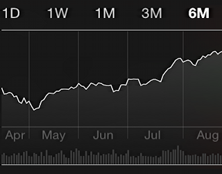 How do I add a stock to the iPhone Stocks app?