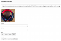 Can I embed an image on my WordPress blog by URL?