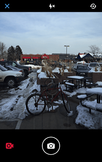 How do I record a video in Twitter on my iPhone?