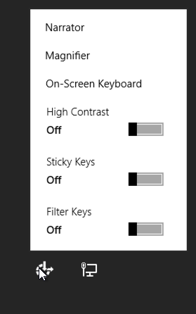 Tour of the Windows 8 Login Screen