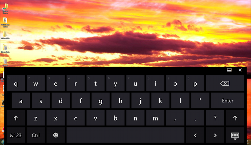 Get rid of on screen keyboard from Win8 Taskbar?